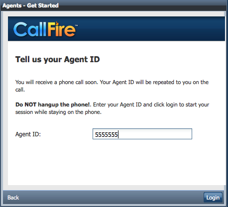 Agent Login | CallFire
